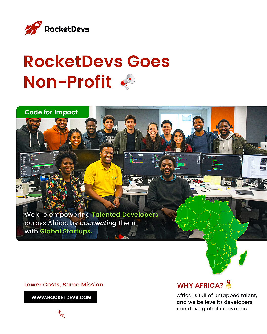 Code for Impact: RocketDevs Goes Non-Profit Blog | RocketDevs